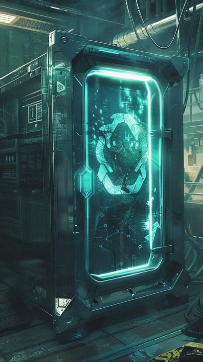 Free Futuristic Containment Unit Image Futuristic Containment