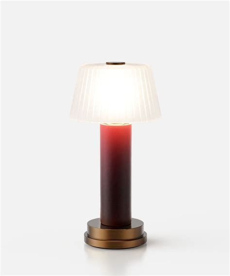 Victoria Aged Brass Cordless Lamp Neoz Lighting