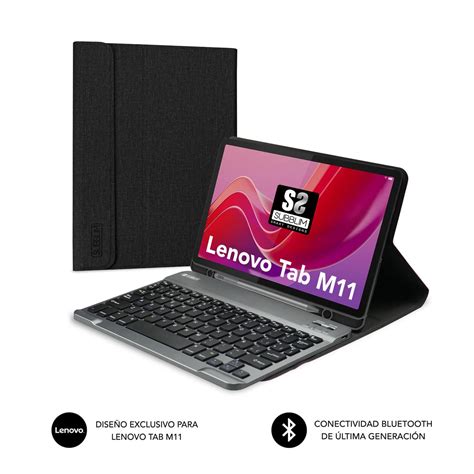 Funda Con Teclado Bluetooth Para Lenovo Tab M11 De Subblim