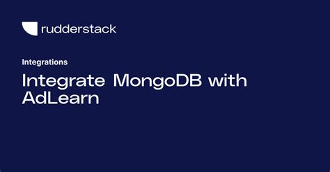 Integrate Mongodb With Adlearn