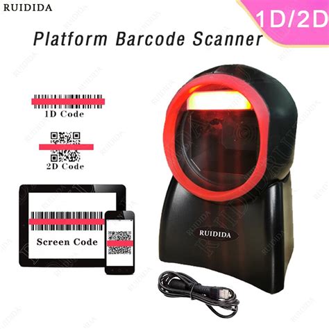 Platform Barcode Scanner 1d 2d Desktop Bar Code Sc Grandado