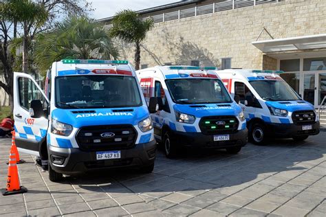 El Intendente Julio Zamora Presentó 3 Nuevas Ambulancias Del Sistema De
