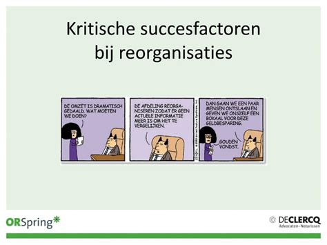 Ppt Kritische Succesfactoren Bij Reorganisaties Powerpoint