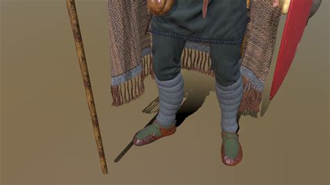 3D Model 3D Model Gothic Warrior With Spear Best Quality VR AR