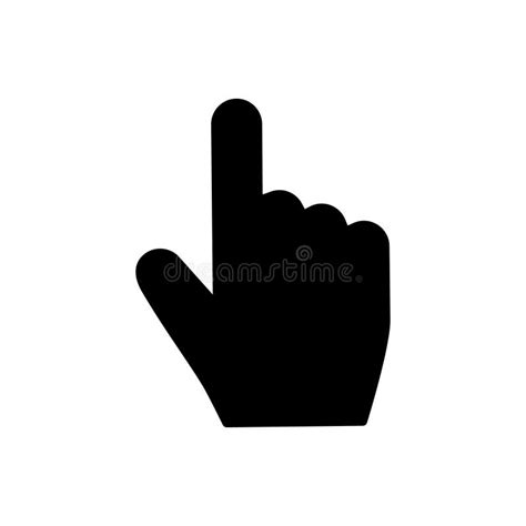 Pointer Cursor Mouse Vector Icon Clicking Cursor Illustration Sign