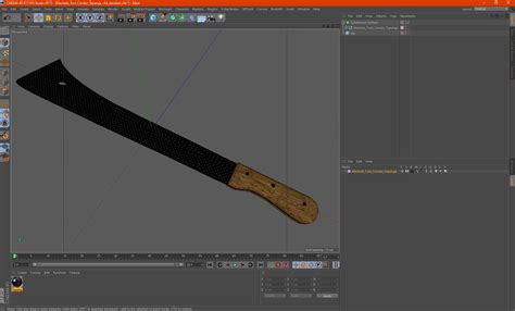 Machete Tool Condor Tapanga 3d Model 24 3ds Blend C4d Fbx Max Ma Lxo Obj Free3d