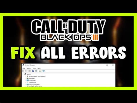 Fix Cod Black Ops Crashing Freezing Black Screen Errors Step By