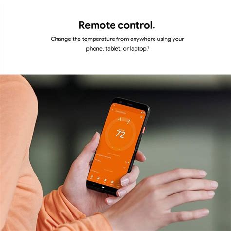 Google Nest Rd Generation Programmable Learning Smart Thermostat LCD Display
