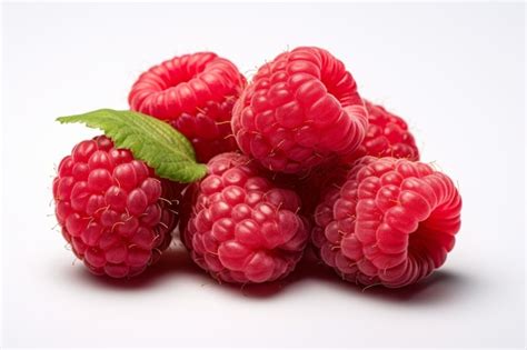 Premium Ai Image Fresh Raspberry Solid Color Background Image