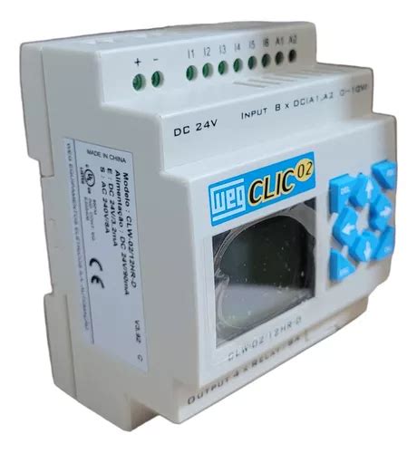 Controlador Logico Programavel Clw 02 12hr D 3rd Weg Frete Grátis