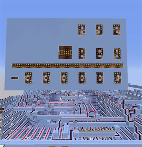 4 Function 8 Bit Calculator Minecraft Map