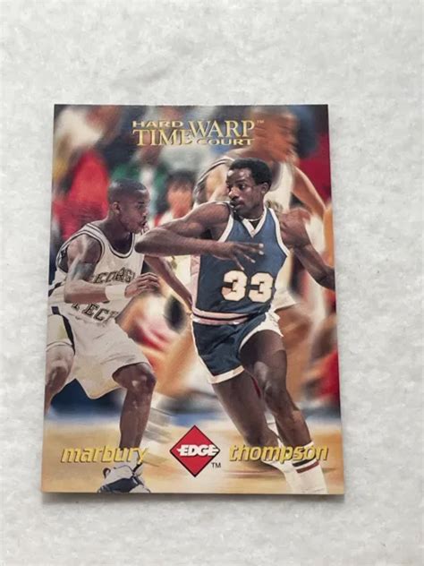 1996 Collectors Edge Stephon Marbury David Thompson Time Warp