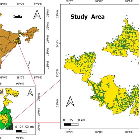 Map Of The Study Region In The Indo Gangetic Plain Download