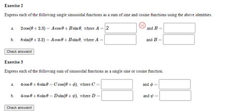 Solved Exercise Express Each Of The Following Single Chegg