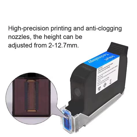Cartucho De Reemplazo Para Impresora Inkjet Codificadora Negro 2588