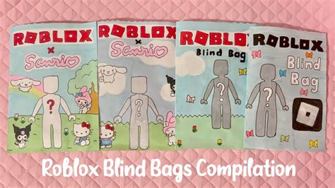 🌷paper Diy🌷 Roblox Blind Bag Compilation ⭐️ Asmr Applefrog Youtube