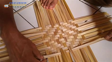 Cara Membuat Wadah Besek Kerajinan Anyaman Bambu In 2023 Kerajinan