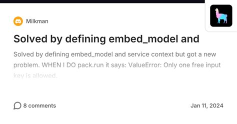 Solved By Defining Embedmodel And