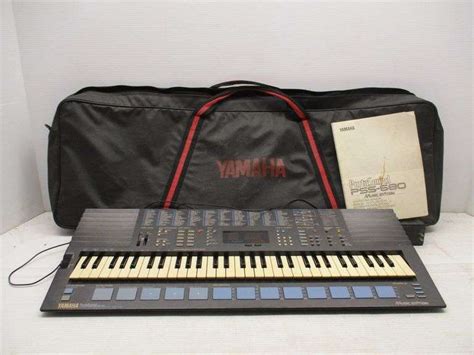 Yamaha PSS 680 Portasound Music Station With Carrying Case Used Works Albrecht Auction Service