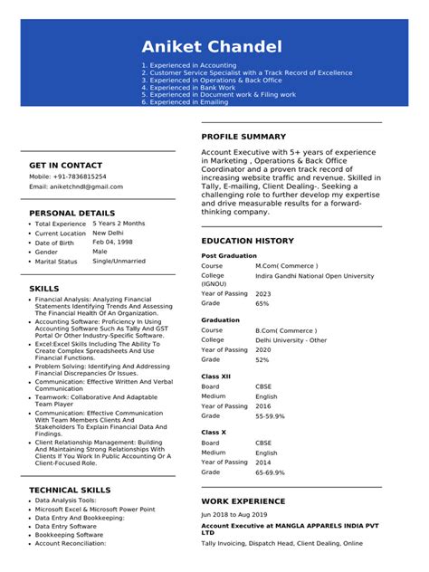 aniket resume pdf microsoft excel