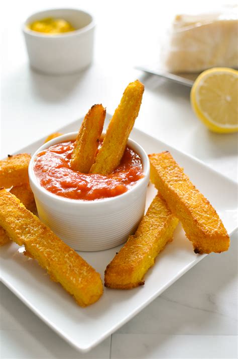 Baked Parmesan Polenta Fries Food Recipes Hq