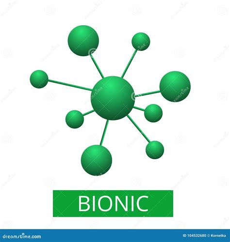 Abstract Molecule Isolated On White Background Stock Vector Illustration Of Chemistry Atom