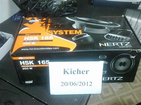 Новый комплект Hertz HSK 165 нового образца. Москва