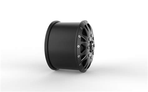 Fuel Dually Wheels Throttle Dually Front And Rear D513 3d Model 3d
