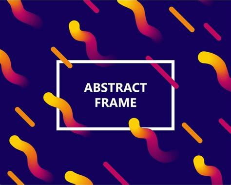Premium Vector Abstract Frame Gradient Copy Rectangular Frame On A