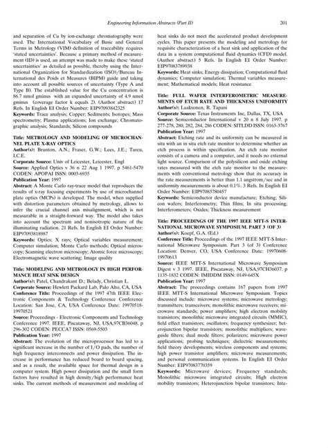Pdf Full Wafer Interferometric Measurements Of Etch Rate And Thickness Uniformity Dokumen Tips