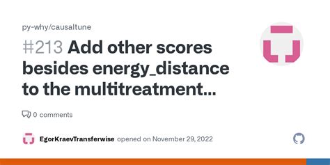 add other scores besides energy distance to the multitreatment case