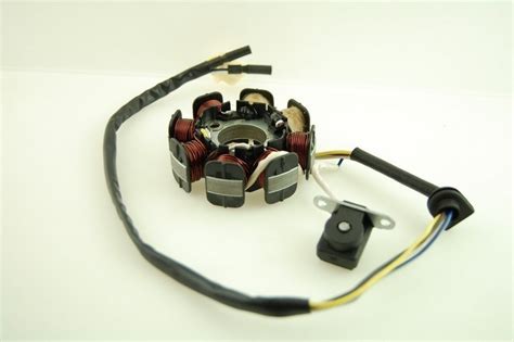 Stator For Generator 4 Stroke 8 Coils GY6 5 Scooterpower Eu