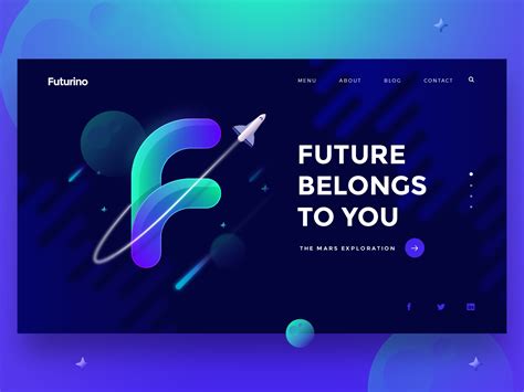 Futurino - Landing Design Exploration by Shreyas Bendre on Dribbble