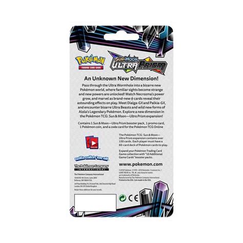 Pokémon Tcg Sun And Moon Ultra Prism Booster Pack Coin And Alolan