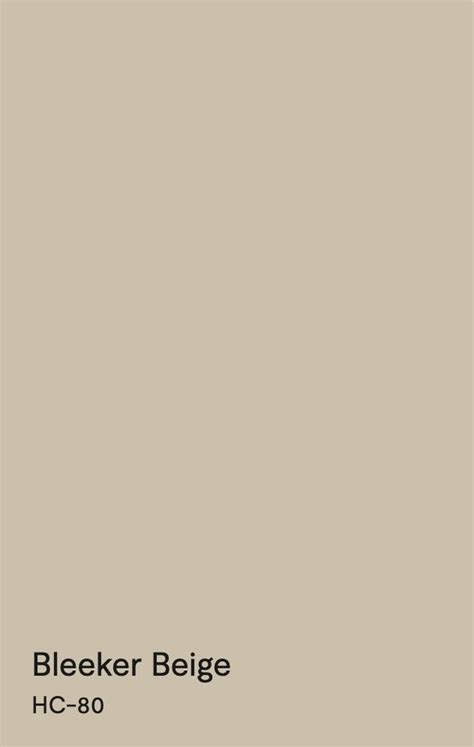Bleeker Beige Hc 80 Benjamin Moore