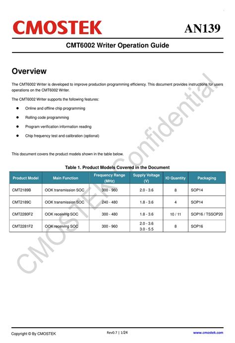 Cmostek Cmt6002 Operation Manual Pdf Download Manualslib