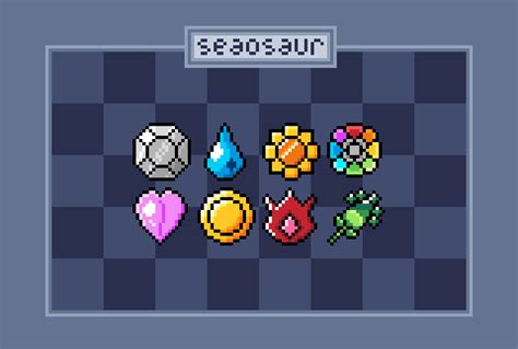 Pokemon Gym Badge Sprites Sexiezpicz Web Porn