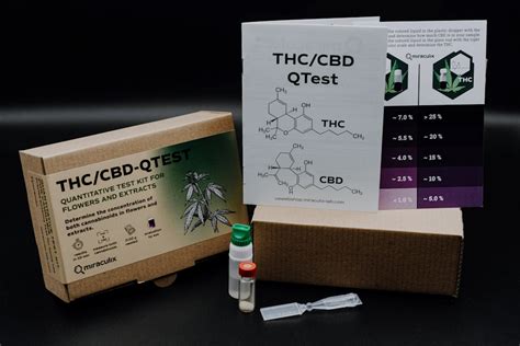 Cannabis Potency Test Kit For Thc And Cbd Testing