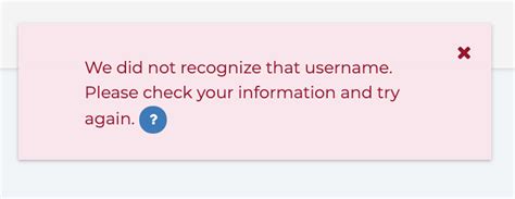 Error Username Not Recognized Nroc Portal