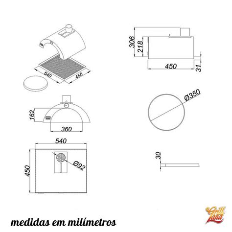 Forno Para Churrasqueira Mini Peppe Black Edition Fornos Loja Grill Land