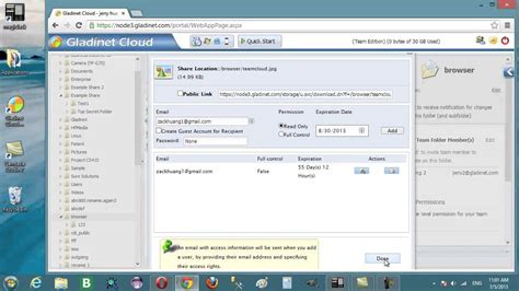 Gladinet Cloud File And Folder Share Youtube