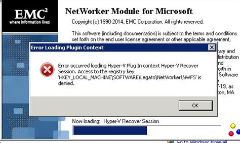 Requested Registry Access Is Not Allowed Exchange DAG Restore DELL