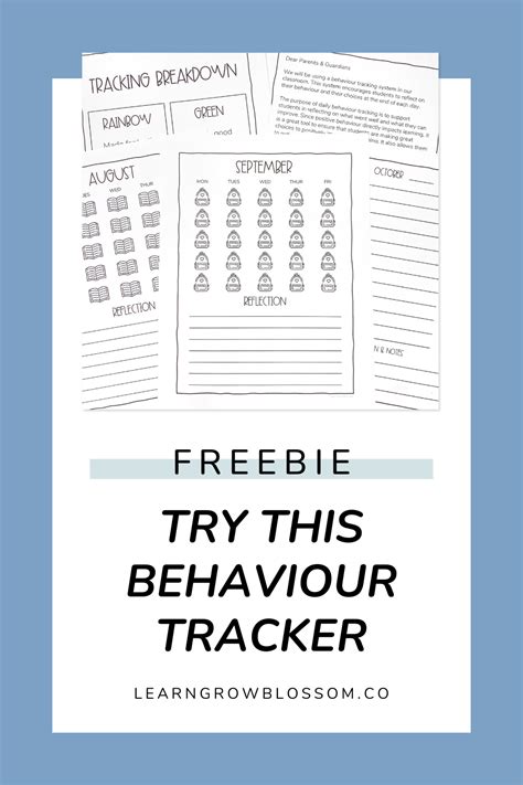 Download Free Behaviour Chart Printable For Classroom Management