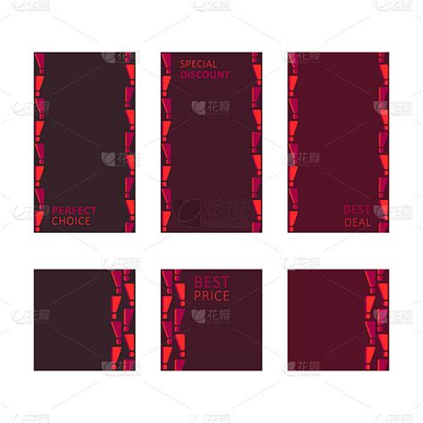 可编辑的设计模板。网页，横幅，视频，社交媒体等框架。