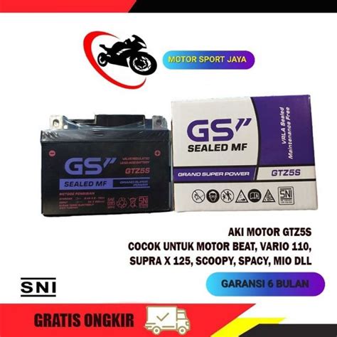 Jual Aki Motor Yamaha New Jupiter MX GTZ5S GS J Accu Kering Shopee