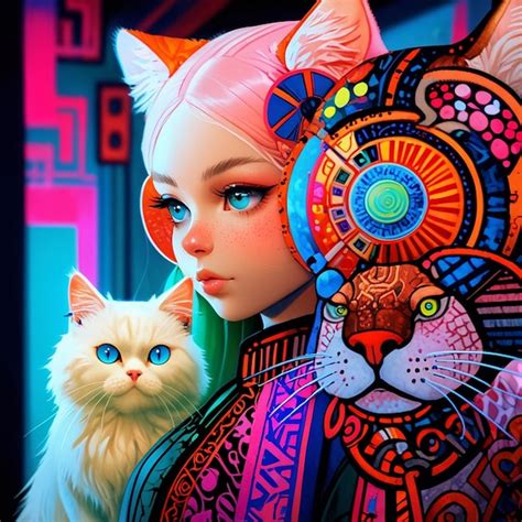 Cat Kitten Image Premium Ai Generated Vector