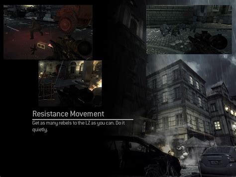 call of duty mw3 mission resistance movement special ops r