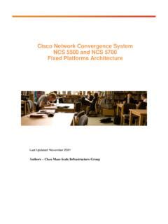 Cisco Network Convergence System Cisco Network Convergence System Pdf PDF PRO