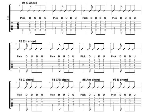 07 68 Strumming With Bass Notes Andy Guitar