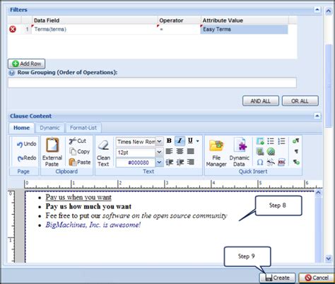 Document Engine Complex Conditionals